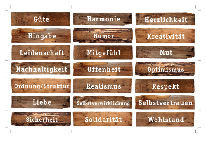 Wertekarten | Kompetenz für Coachs